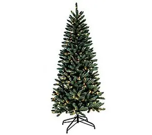 SANTA'S WORKSHOP 6.5' Slim Blue Spruce Prelit Tree Santa's Wo Rkshop - One-color