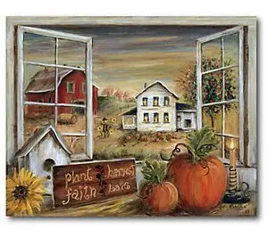 COURTSIDE MARKET Plant Harvest Love 16' X 20' C Anva S Wall Ar - One-color