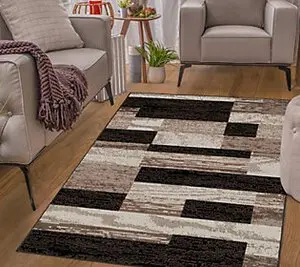 SUPERIOR Geometric Patchwork Contemporary Area Ug, 6x9