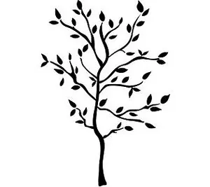 ROOMMATES Tree Branches Peel & Stick Wall Decal S - One-color