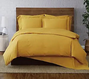 BROOKLYN LOOM Solid Cotton Percale King Duvet S Et