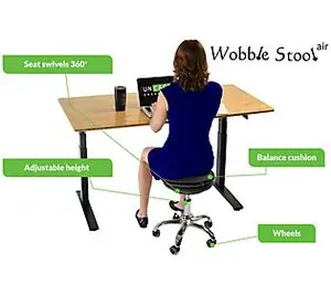 UNCAGED ERGONOMICS Wobble Stool Air For Active Sitting