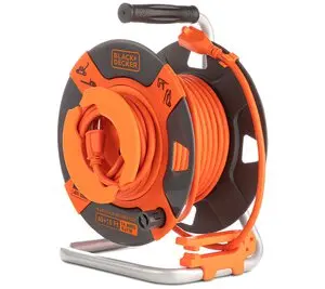 BLACK + DECKER Black+decker 50'outdoor Reel Extension Cordreel For Powertools - One-color