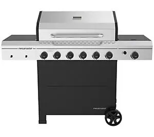 MEGAMASTER 6 Burner Propane Gas Grill With Side Burner