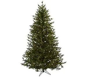 NEARLY NATURAL 7.5' Christmas Tree W/500 Clear Lights Nearl Y Natural - One-color
