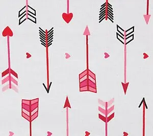 DESIGN IMPORTS 14' X 72' Hearts & Arrow Print T Able Runner