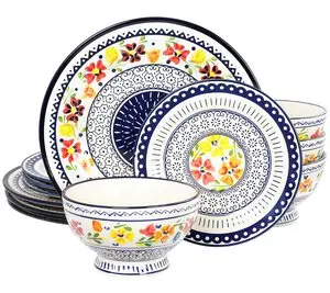 Gibson Luxembourg 12pc Dinnerware Set