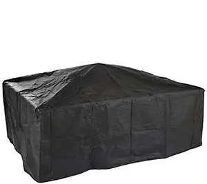 PURE GARDEN 37' Rectangular Tile Fire Pit W/ Co Ver