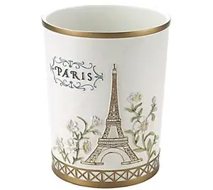 AVANTI LINENS Paris Botanique Wastebasket - One-color