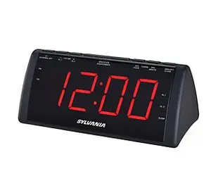 Sylvania Jumbo Digit Clock Radio