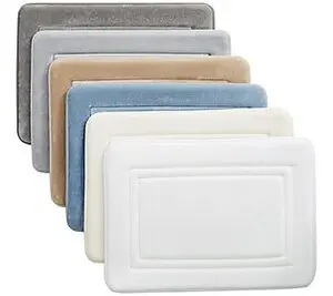 TRULY CALM Antimicrobial Memory Foam 17x24 Bath Rug Set
