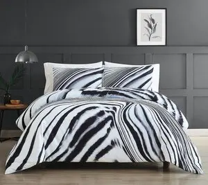 Vince Camuto Muse 3-piece King Duvet Cover Set - One-color