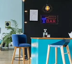 LAVISH HOME Bar Led Sign With Animation