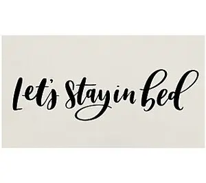 COURTSIDE MARKET Let's Stay In Bed 40x60 Decal - One-color