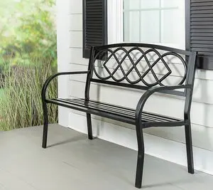 PLOW & HEARTH Celtic Knot Garden Bench