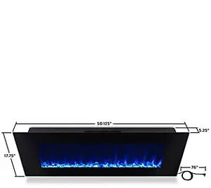 REAL FLAME Dinatale 50' Wall-hung Electric Fire Place