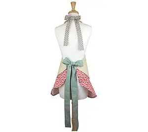 DESIGN IMPORTS Gather Together Ruffle Apron