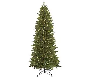 PULEO INTERNATIONAL 6.5' Pre-lit Slim Franklin Ir Tree - One-color