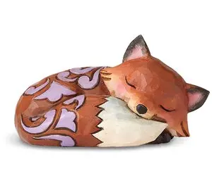 JIM SHORE Mini Fox Sleeping
