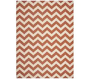 SAFAVIEH 8' X 11' Horizontal Zigzag Indoor/outd Oor Rug - One-color