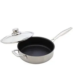 SWISS DIAMOND Nonstick Clad 3.1-qt Saute Pan W/ Lid - One-color
