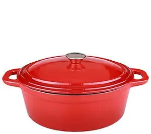 BERGHOFF Neo 8-qt Cast-iron Oval Covered Casserole - One-color