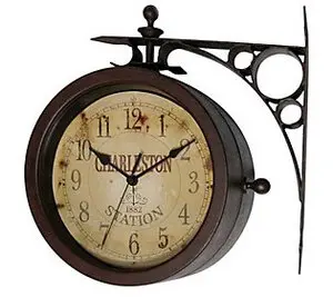 INFINITY Two Sided Charleston Clock/thermometer Infin Ity - One-color