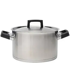BERGHOFF Ron 6.8-qt Stainless Steel Covered Sto Ckpot - Silver