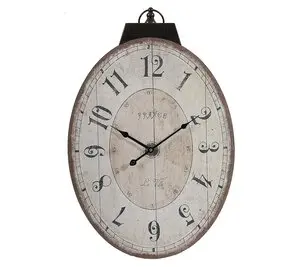 BARBARA KING 29' Oval Vintage Wall Clock