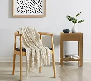 BROOKLYN LOOM Woven Texture Solid Throw
