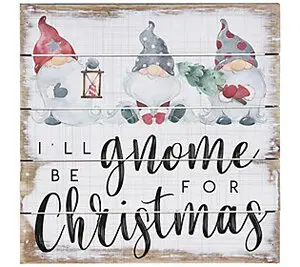 SINCERE SURROUNDINGS Gnome For Christmas Pallet Petite Sincere Su Rroundings - One-color
