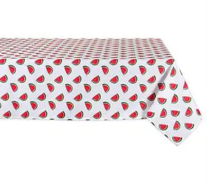 DESIGN IMPORTS Watermelon Print Outdoor Tablecl Oth 60' X 84 - One-color