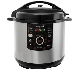 MEGACHEF 12-quart Steel Digital Pressure Cooker - One-color