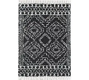 RUGS AMERICA Moon Ms40 Tribal Moroccan 5' X 7' Rea Rug - One-color