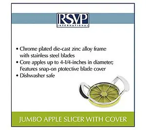 RSVP Jumbo Apple Slicer With Cover