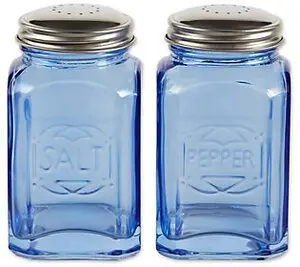RSVP Retro Glass Salt & Pepper Shaker Set - One-color