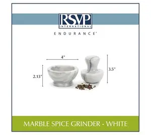 RSVP 4-oz Marble Spice Grinder
