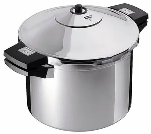 KUHN RIKON Duromatic Stainless Steel 8-qt Press Ure Cooker - Silver