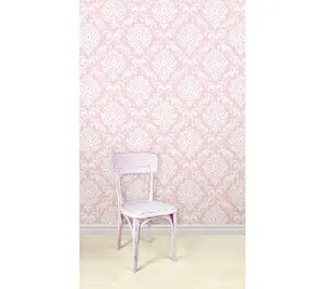 WALLPOPS Pink Ariel Peel & Stick Wallpaper