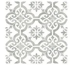 SEABROOK DESIGNS Encaustic Faux Tile Unpasted W Allpaper - One-color