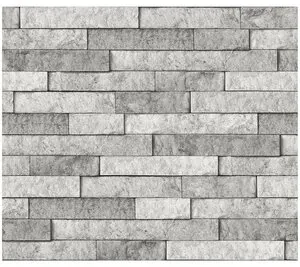 INHOME Grey Stone Peel & Stick Backsplash - One-color