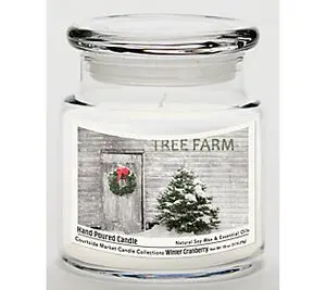 COURTSIDE MARKET Tree Farm Candle Glass Jar 18- Z - One-color