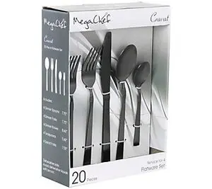 MEGACHEF Cravat 20 Pc Flatware Set