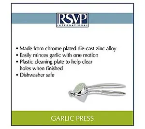 RSVP Garlic Press
