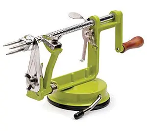 RSVP Cast Aluminum Apple Corer, Peeler & Slicer - One-color