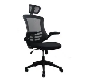 TECHNI MOBILI High-back Mesh Office Chair With Lip-up Arms - One-color