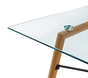TEAMSON Minimalista Glass Dining Table