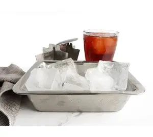 RSVP Stainless Steel Large Ice Cube Tray