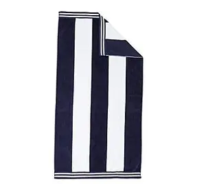 SUPERIOR Cotton Cabana Stripe Absorbent Beach T Wel - One-color