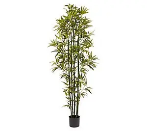NATURE SPRING 6' Artificial Bamboo Plant - One-color